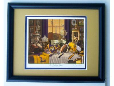 Framed Daniel Moore Alabama Football Prints - LSU "The Fighting Tigers ...